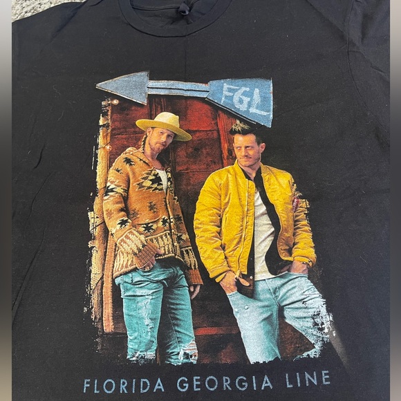 FGL | Tops | Fgl Florida Georgia Line Black Tshirt Xl | Poshmark